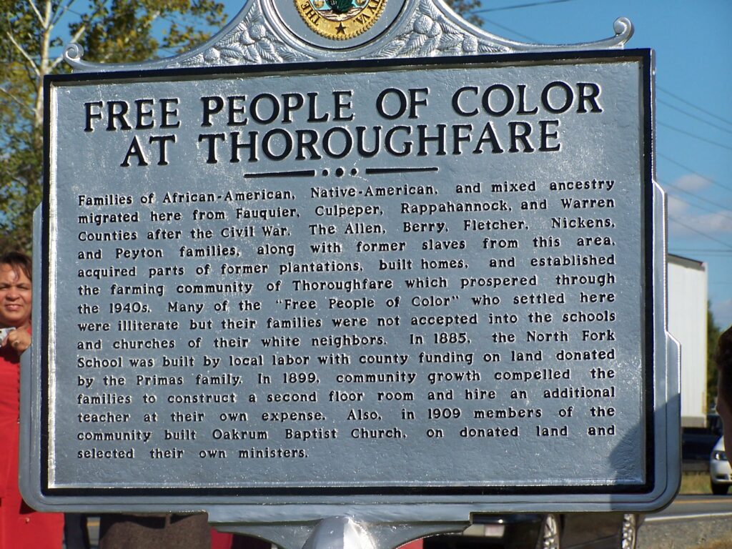 Remembering Black, Indigenous descendants of Thoroughfare, Va. - Final ...