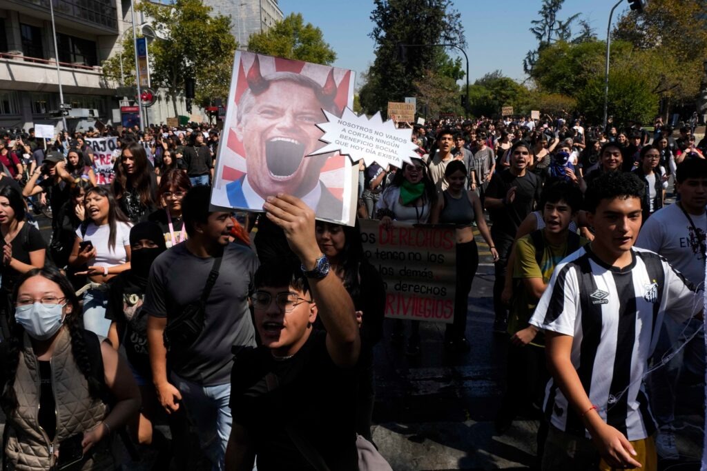 Protesters clash with police in Chile’s capital over President Kast’s ...